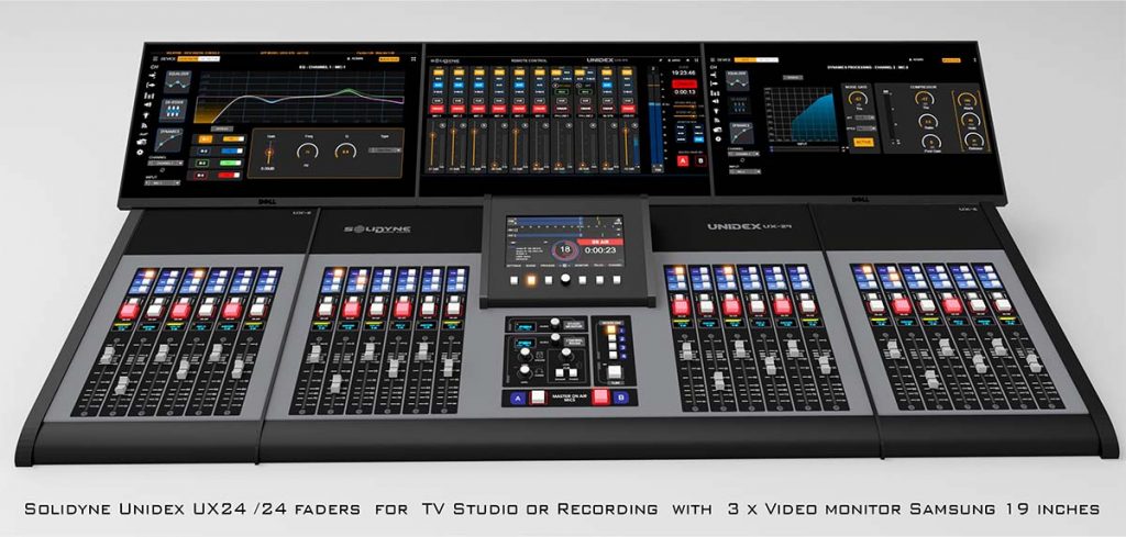 UNIDEX CONSOLA DIGITAL IP modelo UX 24 – Solidyne | Digital Power